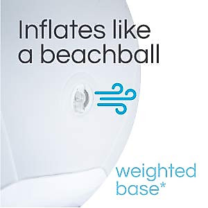 POP Design 2-PK 15" Floating Pool Lights, 4 Color Settings, Solar LED Balls, Inflatable, Waterproof, Floatable, Hangable, Night Mood Lights-Sphere Decorations-Pools-Backyard-Lawn-Parties-Events