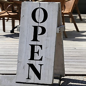 YEAJON 6 Inch Letter Stencils and Numbers, 40 Pcs Alphabet Drawing Templates, Reusable Plastic Art Craft Stencils for Painting on Wood, Wall, Fabric, Rock, Signage, Door Porch