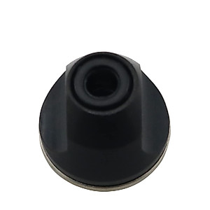 Ruiwaer 2PCS Quick Release Rod Nut M5 Screw Non-Slip Nut Mountain Bike Quick Release Shaft All Aluminum Alloy Nut Bicycle Quick Release Lever Nut Fixed Gear Road Bike Modified Parts, Black