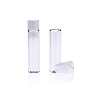 PEKYBIO Shell Vial, 1 mL Glass with Caps Installed, Pre-Assembled for Dissolution Systems,Pack of 200