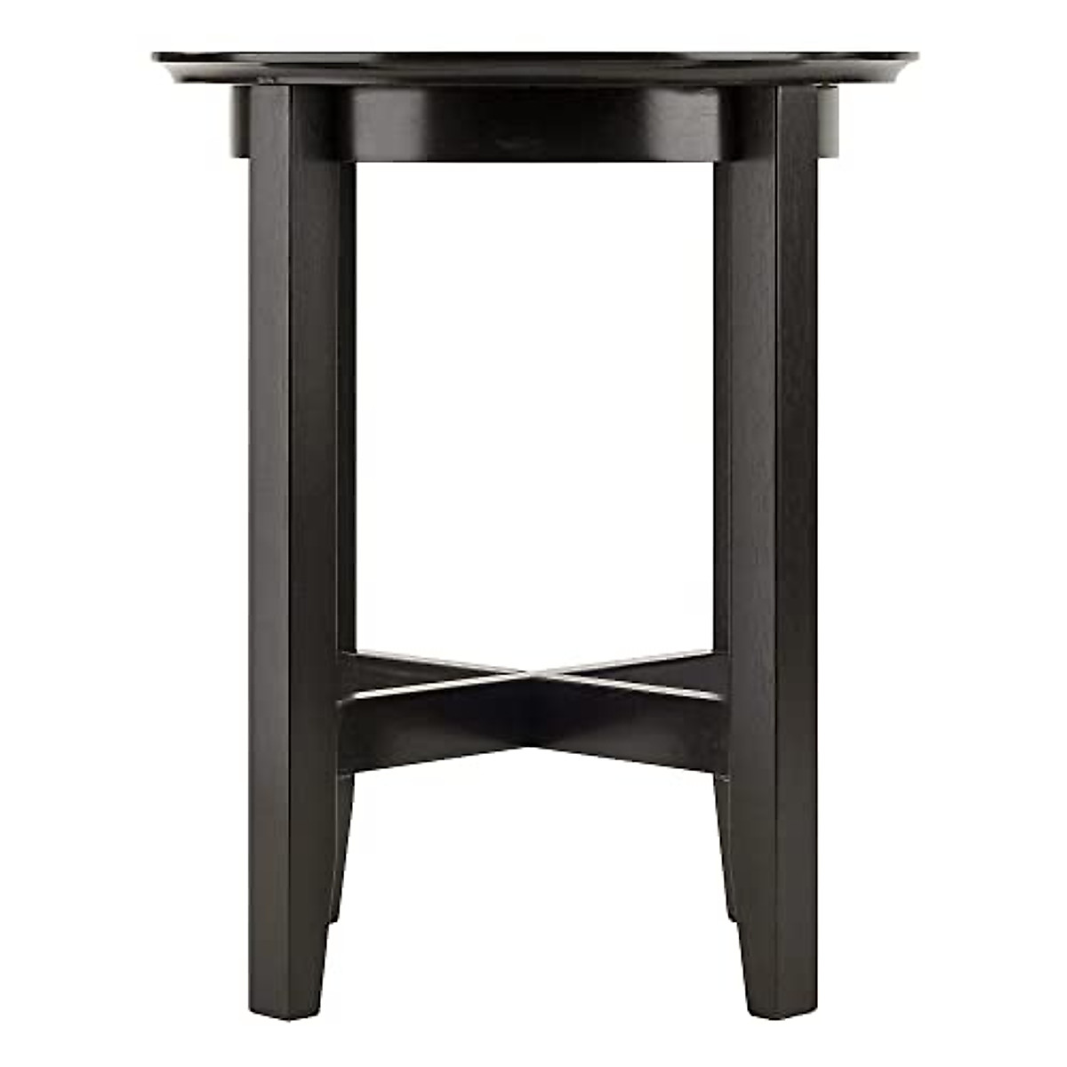 Winsome Wood Toby Occasional Table, Espresso 18.03 in x 18.03 in x 21.97 in