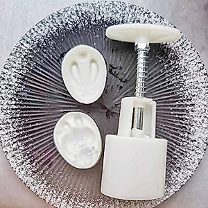 BYNNIX Mooncake Mold, Cute Rabbit Shaped Mooncake Molds Mooncake Moulds DIY Gadgets for Mid-Autumn Festival
