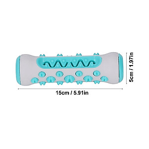 Bnineteenteam Teething Stick Dog Toy, Soothing Chew Toy Dog Dental Chew Toy Dental Chew Toy for Dogs Teeth Cleaner Doggy Brushing Sticks (Gray Blue)
