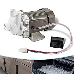S-0731 Ice Machine Motor Replacement for Hoshizaki 900-SD, KM-1300M, KM-1600M Series Ice Machines 120V 60W Water Pump Motor Assembly for Hoshizaki S-0731