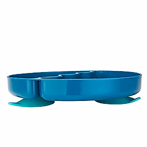 The First Years Disney Mickey Mouse Baby Suction Plate - Divided Toddler Plates with Suction - Kids Plates Made Without BPA