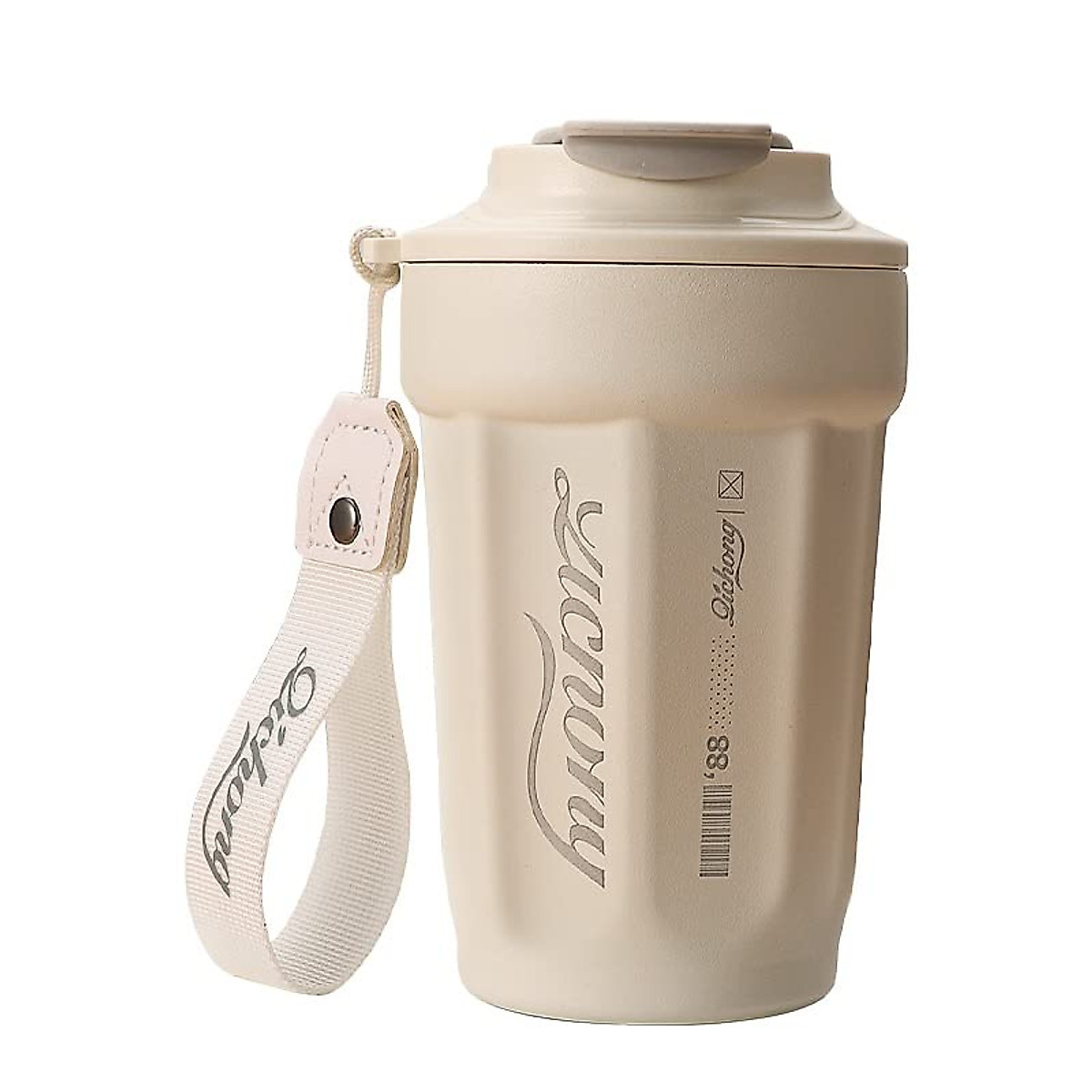 16 oz New 316 Stainless Steel Vacuum Insulated Tumbler - Coffee Travel Mug Spill Proof with Lid - Thermos Cup for Keep Hot/Ice Coffee,Tea and Beer (D)