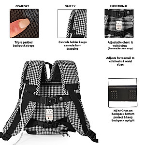 o2totes USA Backpack Fit For Inogen One G5, Inogen Rove 6, fits standard & double batteries, zippered bottom, Pockets for Inogen Accessories (Backpack only, does not contain the unit)