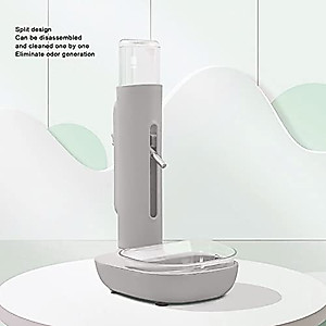 Pet Standing Water Dispenser 680ml, Automatic Detachable Pet Drinking Feeder Cat Dog Standing Bowl Automatic Feeding Water Height Adjustable Drinking Bottle Feeder for Small Cats Dogs