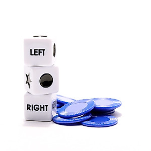 RNK Gaming Left Center Right Dice Game – Set of 3