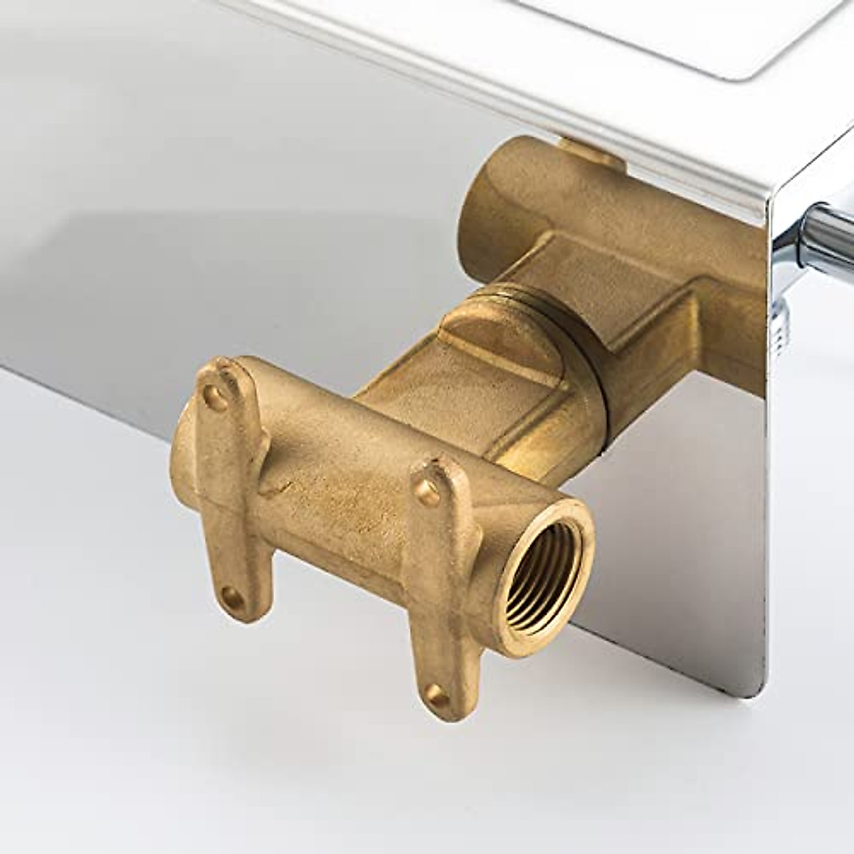 MINJING Handheld Bidet Sprayer for Toilet Brass Chrome Baby Cloth Diaper Sprayer with Toilet Paper Holder for Hot and Cold Water Portable Bidet Faucet with Bidet Hose for Feminine Wash