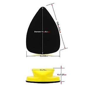 Hand Detail Sander Hook and Loop Sanding Block for Mouse Sandpaper Home Decoration DIY Working