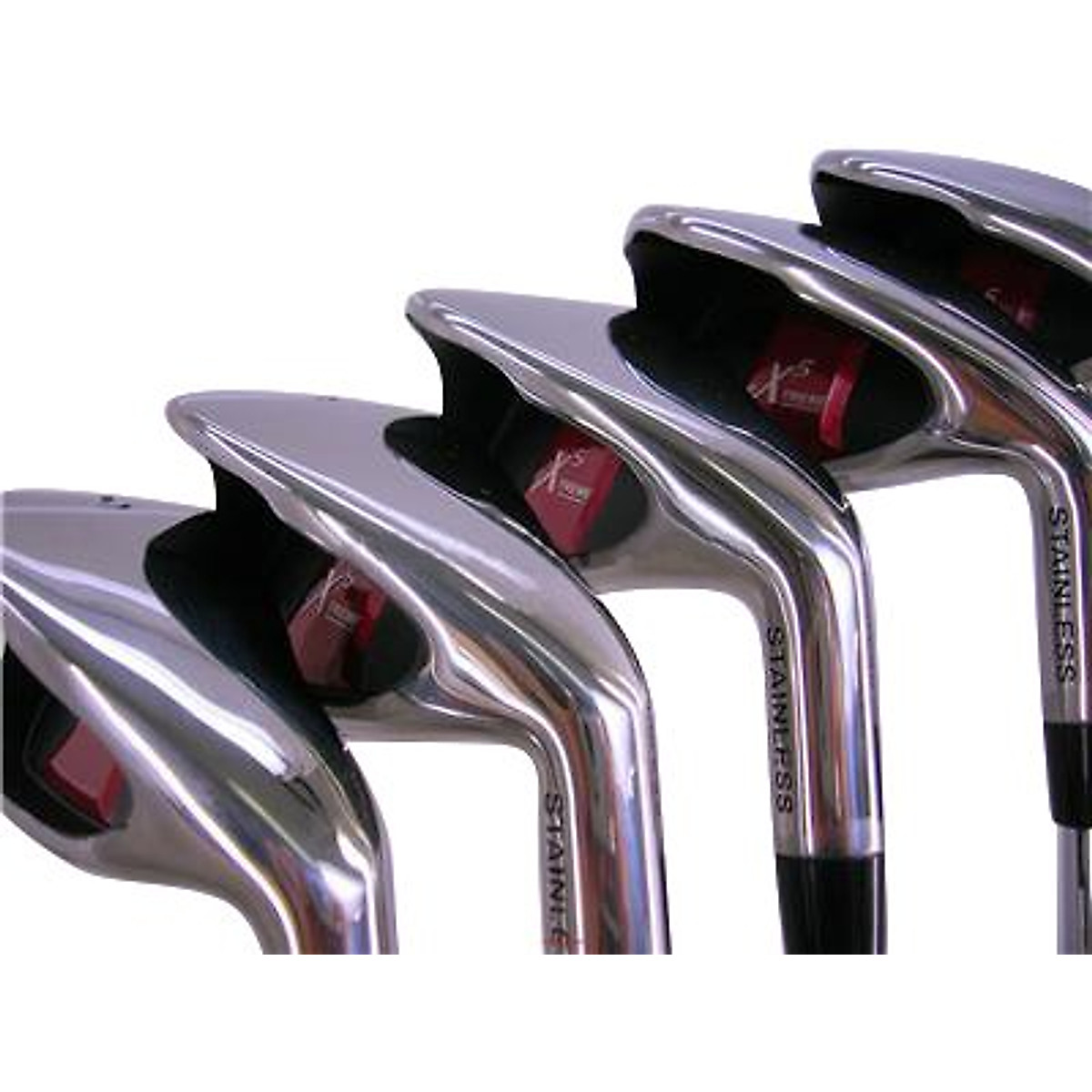 Extreme X5 Wide Sole iBRID Iron Set Senior Men's Complete 8-Piece Iron Set (4-SW) Right Handed Senior Flex A Flex Club with Premium Men's Arthritic Grip