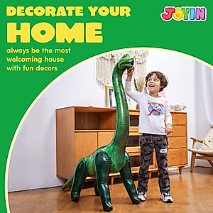 JOYIN 51" Brachiosaurus Inflatable Dinosaur Toy for Party Decorations, Birthday Party Gift, Gift for Kids and Adults