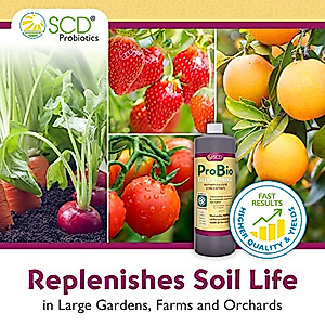 ProBio Balance Original - Make 20X More Farm and Garden Soil Conditioner - Super Concentrate Of Effective Beneficial Microorganisms - OMRI-Listed For Organic Crops, Organic Garden Soil - Made In USA, 1 Liter – by SCD Probiotics