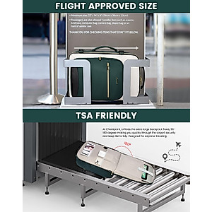 LOVEVOOK Large Travel Backpack for Women & Men, Carry on Backpack Airline Approved, TSA Personal Item Travel Bag fits 17" Laptop, 40L Waterproof Travel Essentials Sports Backpack with 3 Packing Cubes