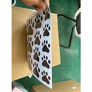 SITAKE 76 Pcs Dog Decor Stickers, 40 Pcs Dog Paw Print Stickers and 36 Pcs Dog Bones Stickers, Dog Decorations Wall Floor Windows Decal Stickers for Room, Teen Girl’s and Boy’s Room