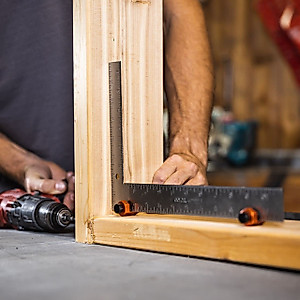 Easy Grip Orange Stair Gauges, Framing Square Attachments Bright Orange, Rafter Layout & More, Sold in Pairs-LS Creations