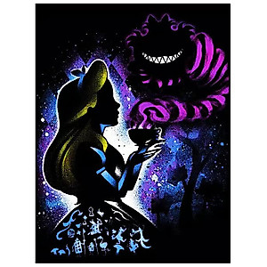 ZSWLLHP 8 Pack Disiney Diamond Painting Kits,Upgrade Diamond Art Kits for Adults,Cross Stitch Full Drill Shiny Diamond Embroidery Pictures Arts Craft for Home Wall Decor Gift 12X16inch