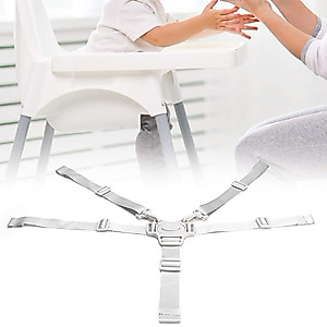 Estink 5 Point Harness Seat Belt, Adjustable Children Safety Belt Full 5 Point Seat Safety Belt Universal Pushchair Stroller Protector Safety Strap Child Safety Harness Leash