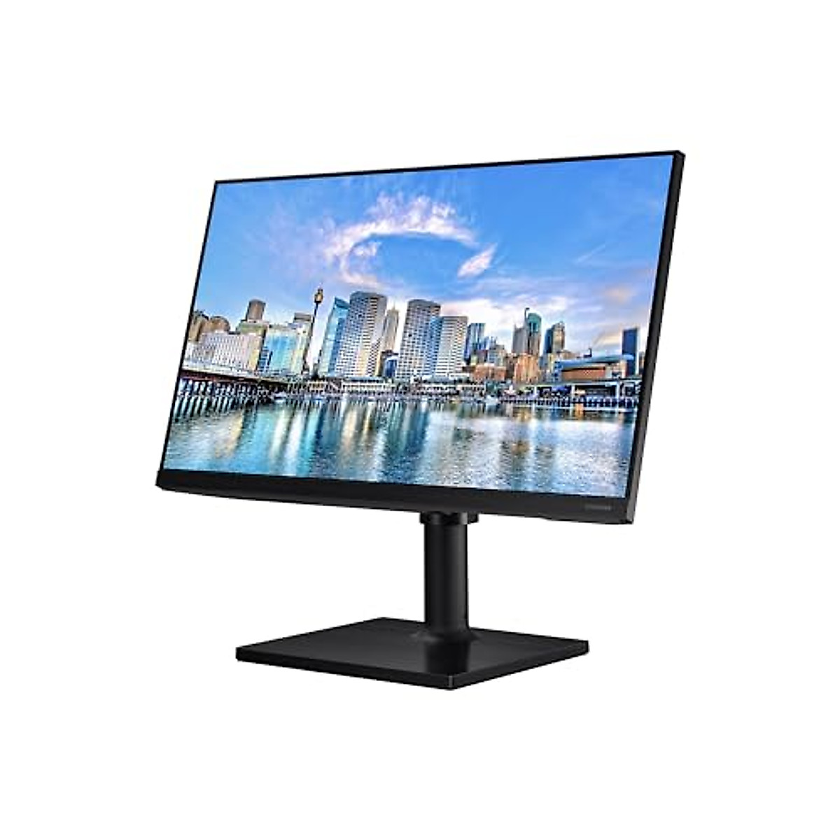 SAMSUNG FT45 Series 24-Inch FHD 1080p Computer Monitor, 75Hz, IPS Panel, HDMI, DisplayPort, USB Hub, Height Adjustable Stand, 3 Yr WRNTY (LF24T454FQNXGO),Black