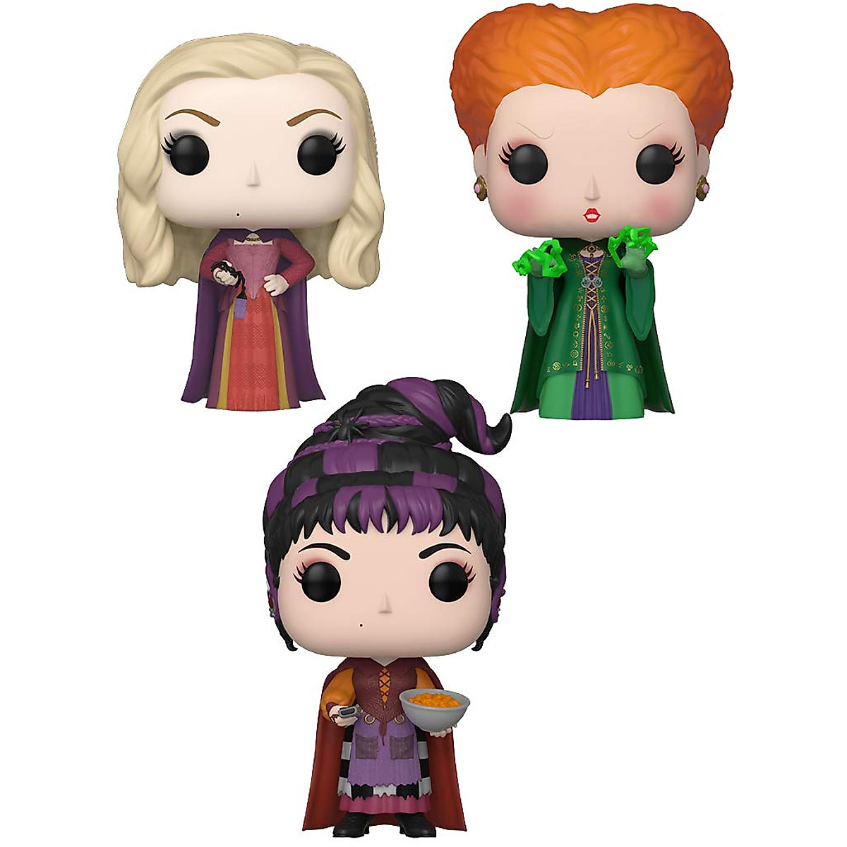 Funko Pop! Hocus Pocus Sanderson Sisters Set - Sarah, Winifred & Mary Collectible Figures - Vinyl