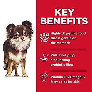 Hill's Science Diet Dry Dog Food, Adult, Small & Mini Breeds, Sensitive Stomach & Skin, Chicken Recipe, 15 lb Bag