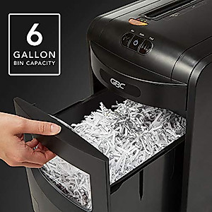 GBC Paper Shredder, Jam Free, 14 Sheet Capacity, Super Cross-Cut, 1-2 Users, EX14-06 (1757398)