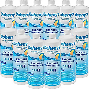 Doheny's Calcium Reducer | Quickly & Safely Reduce Calcium Hardness Levels in Your Pool | Contains Phosphoric Acid Derivatives | Prevent Scaling, Staining & Corrosion | 1 QT