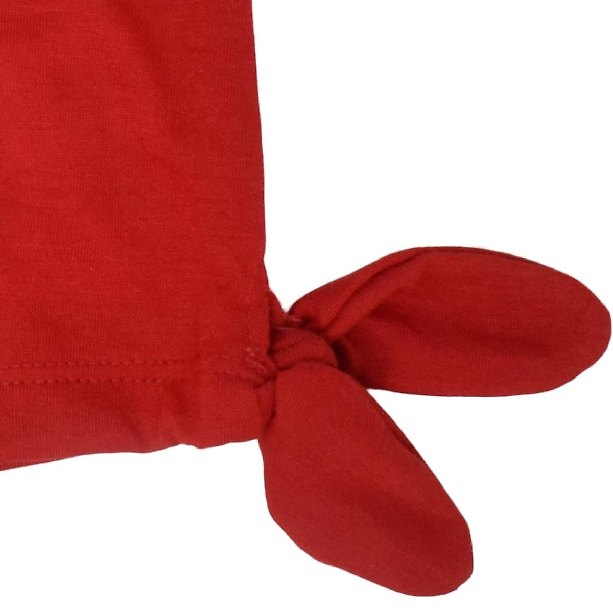 Disney Minnie Mouse Infant Baby Girls Graphic T-Shirt and Shorts Outfit Set Red/Light Blue 18 Months