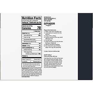 Amazon Brand - Happy Belly Light Roast Cappuccino Coffee Pods Compatible with K-Cup Brewers, Hazelnut Flavored , 24 Count