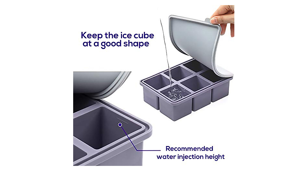Large 2" Ice Cube Tray - Perfect for Cocktails
