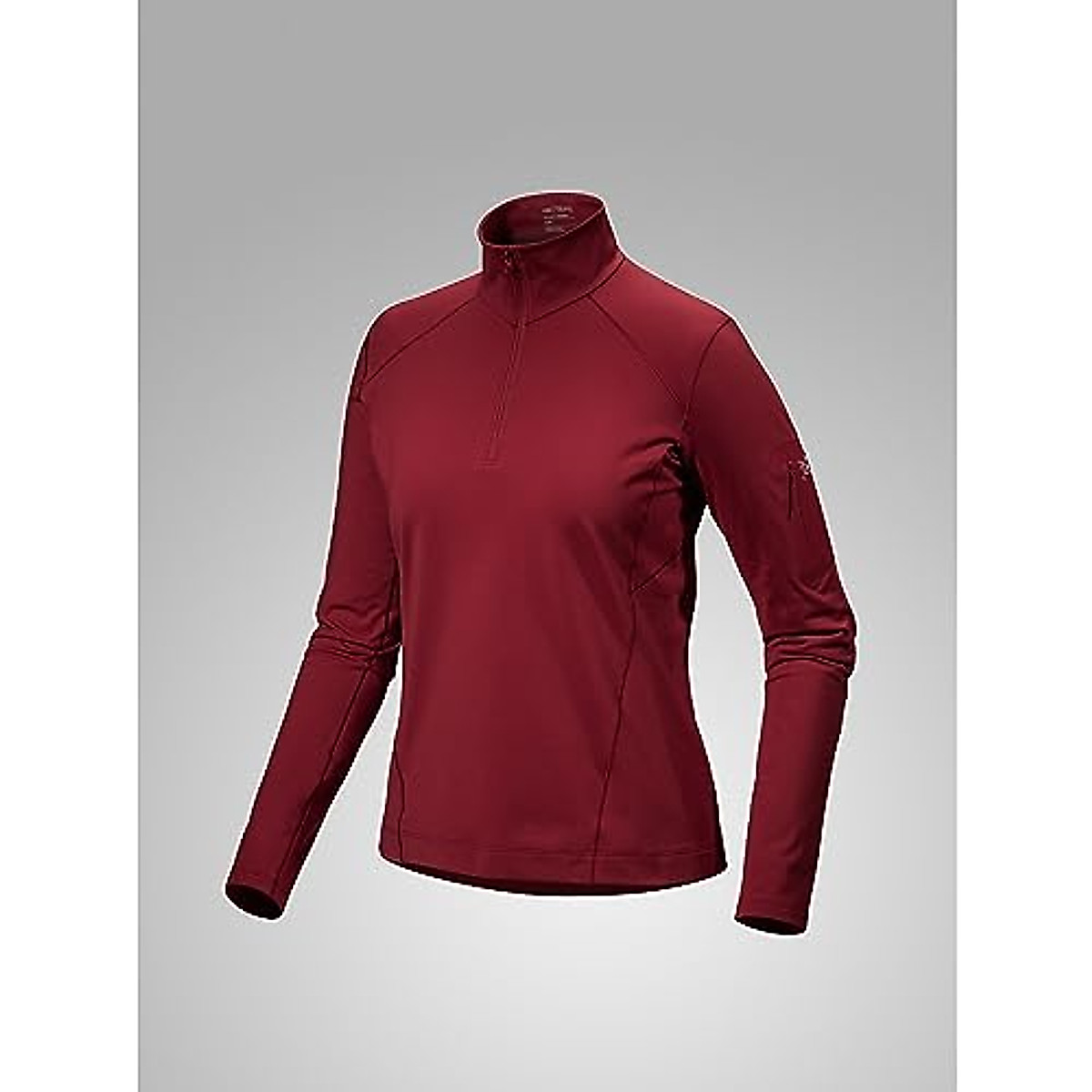 Arc'teryx Rho Zip Neck Women's | Versatile Lightweight Base Layer | Bordeaux, X-Small