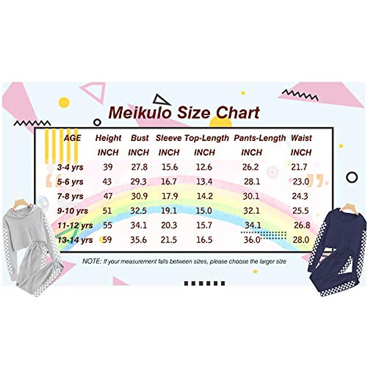 Meikulo Kids Girls 2 Piece Outfits Crop Tops Hoodies Cute Long Sleeve Fashion Sweatshirts and Solid Sweatpants 3-14 Years