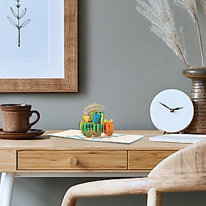 ioyounow Pop Up Birthday Card – 6x12 Birthday Train Gift Card | Colorful Greetings Card for Kids and Adults – 3D Pop-up Birthday Card for Kids | Popup Card for Special Day – Mom Birthday Card