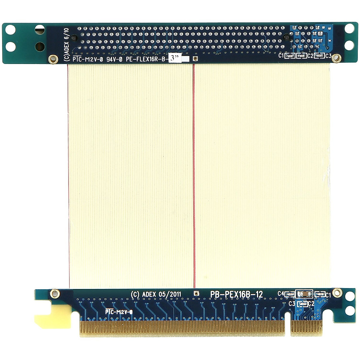iStarUSA DD-666-C5-02 Riser Card with Ribbon Cable - 5 CM