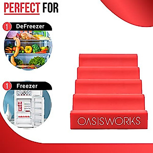 OASISWORKS Silicone Can and Bottle Organizer | Kitchen & Refrigerator Organizer for Beer Cans, Soda Cans, Wine Bottles | Silicone Wine Bottle Rack | 2 Pack