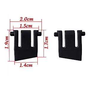 HUYUN Stand Foot Replacement Accessories Parts for Corsair K65 K63 LUX RGB Mechanical Gaming Keyboard (1 Pair Stand Foot)
