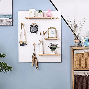 Wood Wall Hooks, glrovazas Coat Hooks Wall Mounted Hat Hanger Hooks 6Pcs Decorative Modern Wooden Peg Hooks for Hanging Coats Hanging Hats Clothes Towels Bags