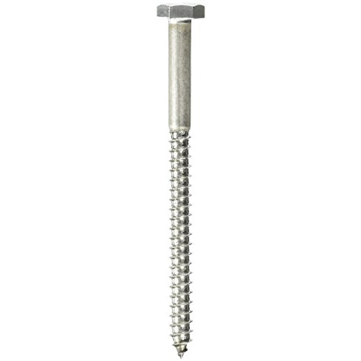 The Hillman Group 832014 1/4 x 3-1/2-Inch Stainless Steel Hex Lag Screw, 25-Pack, 3.5 inches, No Color