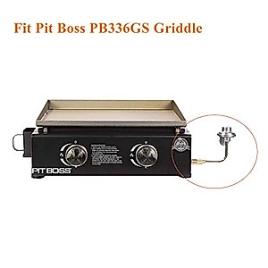 AJinTeby Gas Grill Regulator Fit for Blackstone 17 Inch and 22 Inch Tabletop Griddle Grills, CharBroil 19952085/ Pit Boss PB336GS Griddle