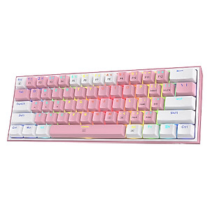 Redragon K617 60% RGB Keyboard P035 Wirst Rest Bundle