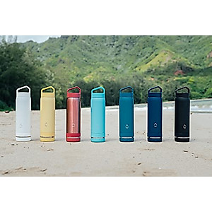 Infusion Pro Fruit Infuser Water Bottle Vacuum Insulated (20 oz) Stainless Steel : Fruit Infusion Recipe eBook : Bottom Loading Water Infuser for More Flavor : Easy Cleaning : Great Gift Water Bottle