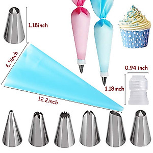 12 PCS Silicone Cake Mold Magic DIY Bake Snakes Mould Shape Tools, Silicone Molds for Various Dessert,Design Your Cakes in Any Shape