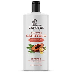 Zapotol Bundle de Shampoo Sapuyulo 16onz Enriquecido con Aceite Argan, Ayuda a Controlar la Caida del Cabello y Acondicionador Nutre Fortalece el Desde Raiz Combo Toalla Mano Lyeusa