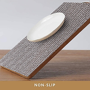 Anze Classic Grip Shelf Liner, Drawer Cabinet Liner for Shelving Non Adhesive Strong Grip Bottom Kitchen Pantry Desks Closet Dresser Cupboard Protector Mat (17.5 Inch x 8.2 Feet, White)