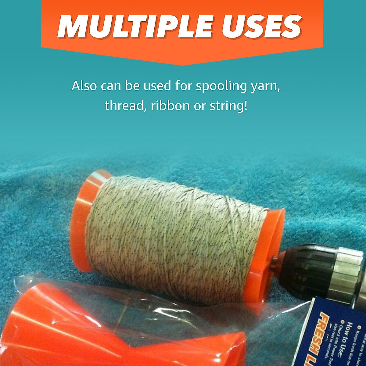 LineOff High-Speed Fishing Line Remover, Fast, Portable and Efficient Fishing Line Stripping Tool, Line Remover, Great Fishing Gifts for Men