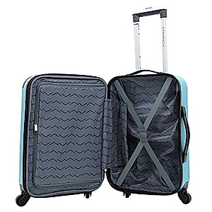 Travelers Club Sky+ Luggage Set,Expandable, Teal, 5 Piece