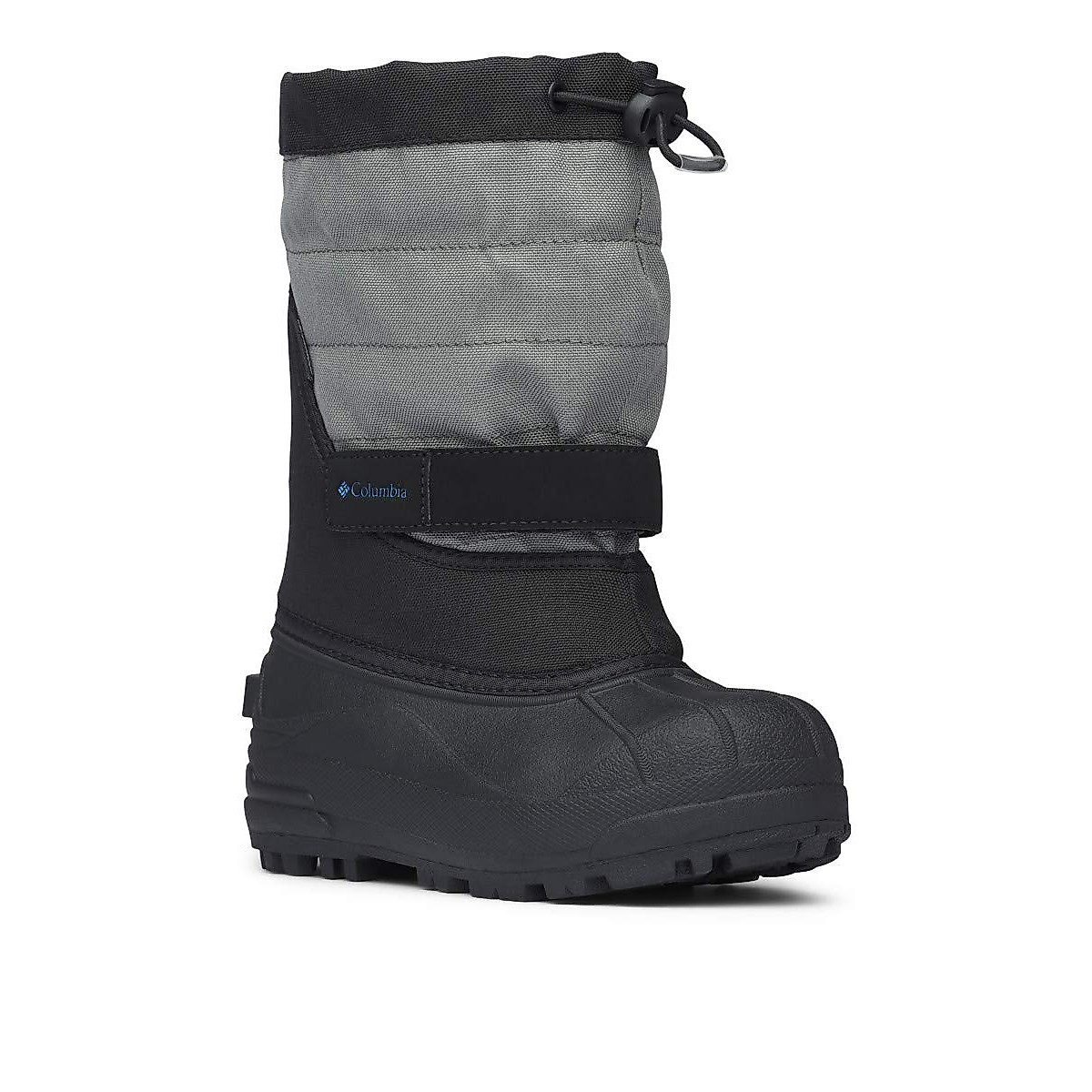 Columbia girls Powderbug Plus Ii Snow Boot, Black/Hyper Blue, 3 Big Kid US