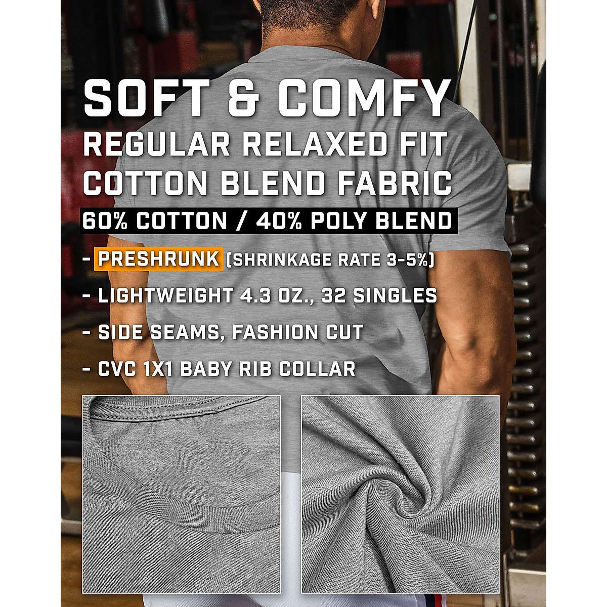 Bulking Season Gym Shirt, Motivational Workout T-Shirts (XL, Bulking Season V2 Grey)