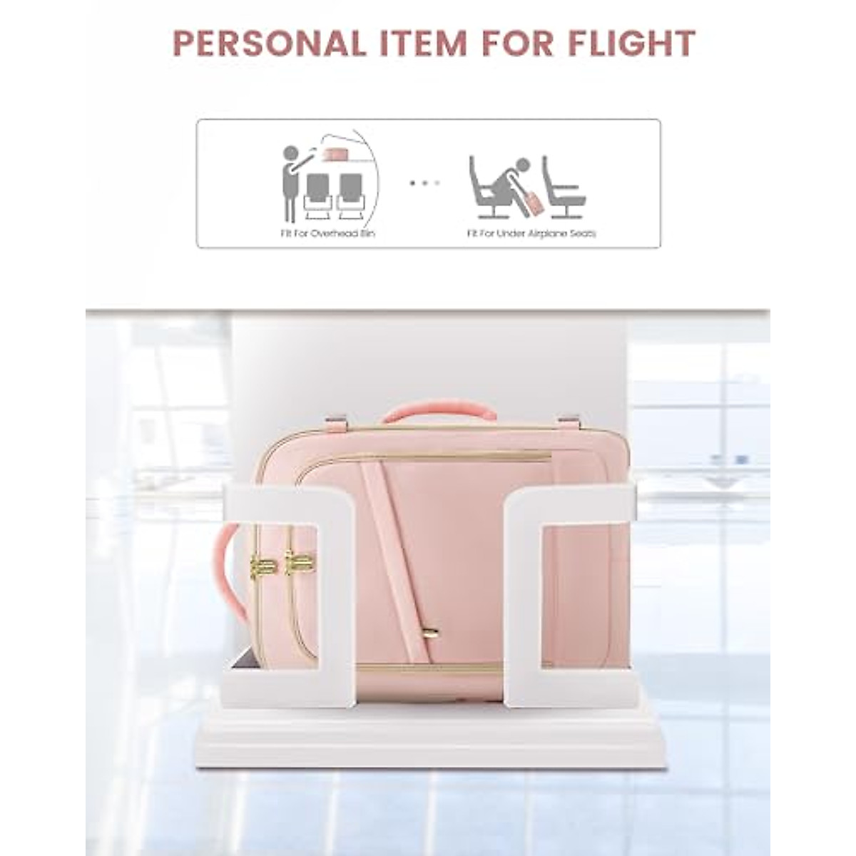 LOVEVOOK Travel Backpack for Women, 40L Carry On Backpack for Airplanes, Personal Item Bag for Airlines Fits 17 inch Laptop, TSA Approved Luggage with 3 Packing Cubes,Waterproof Weekender Gym Backpack